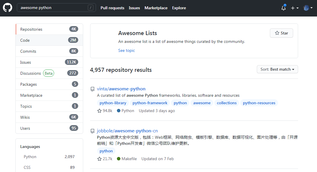 如何在Github精准地搜索项目？ - 知乎