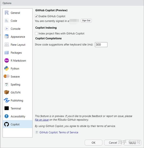 喜大普奔！Rstudio终于迎来了 Github Copilot - 知乎