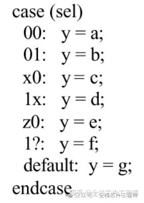 case/casez/casex的区别 - 知乎