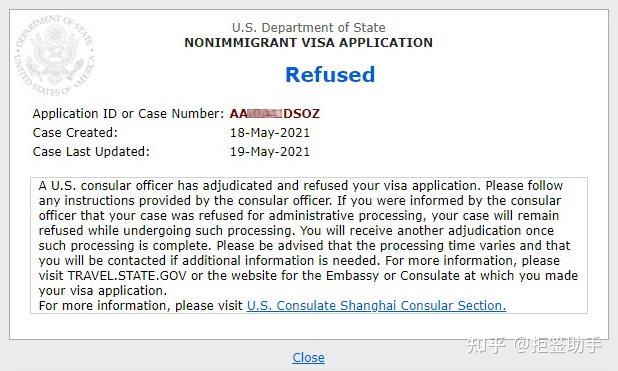 关于美国签证：CEAC申请状态变更说明 面签通过状态却显示拒绝（Refused）？ - 知乎