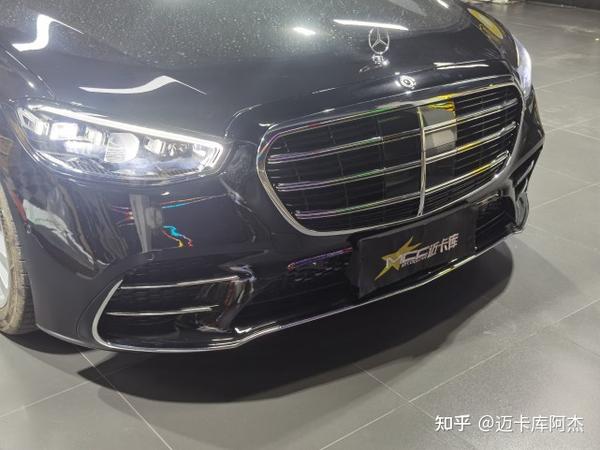 22款奔驰S400L商务版改运动前包围，前脸更具气场 - 知乎
