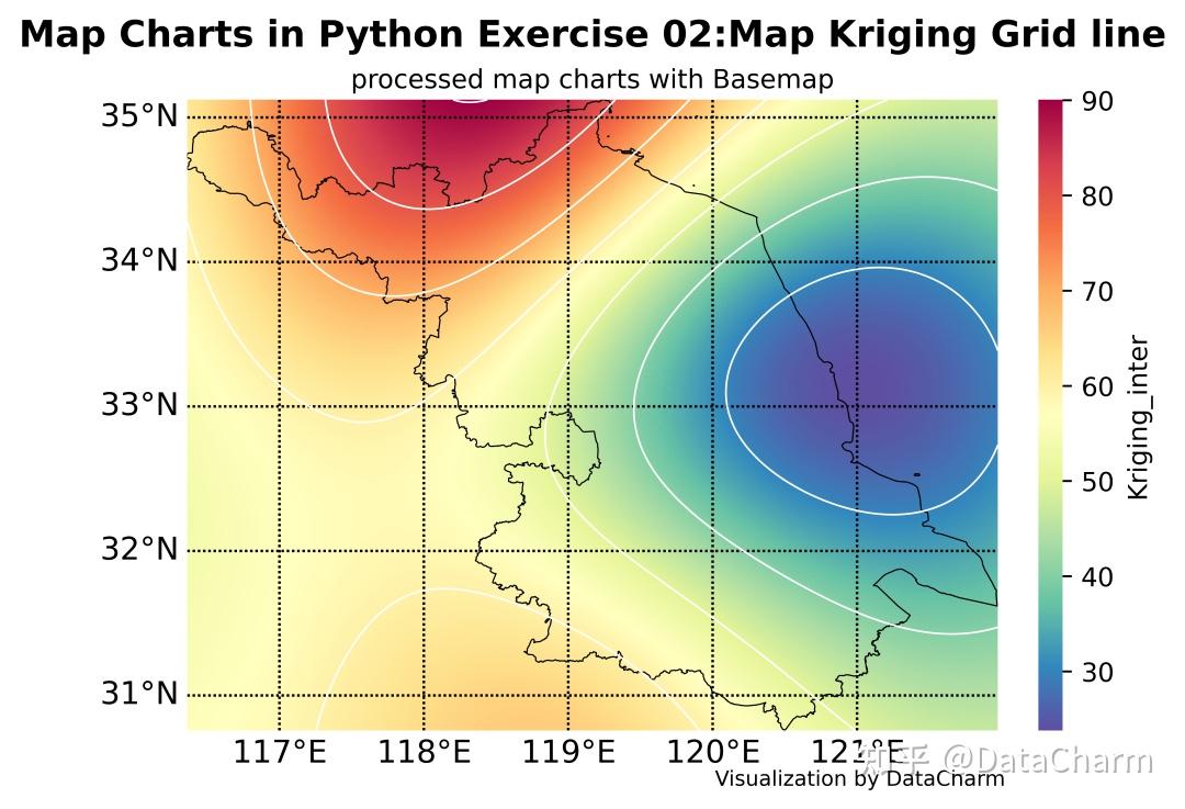 空间绘图 | Python-pykrige包-克里金(Kriging)插值计算及可视化绘制 - 知乎