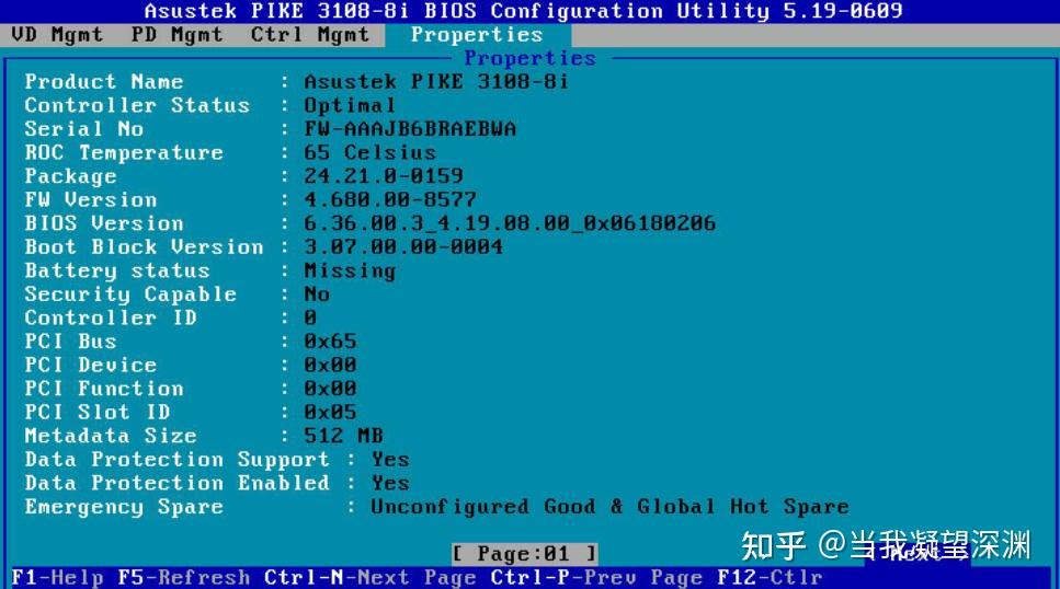 瞎折腾之华硕PIKE II 3108 RAID卡第一章入门：基本信息和RAID菜单 - 知乎