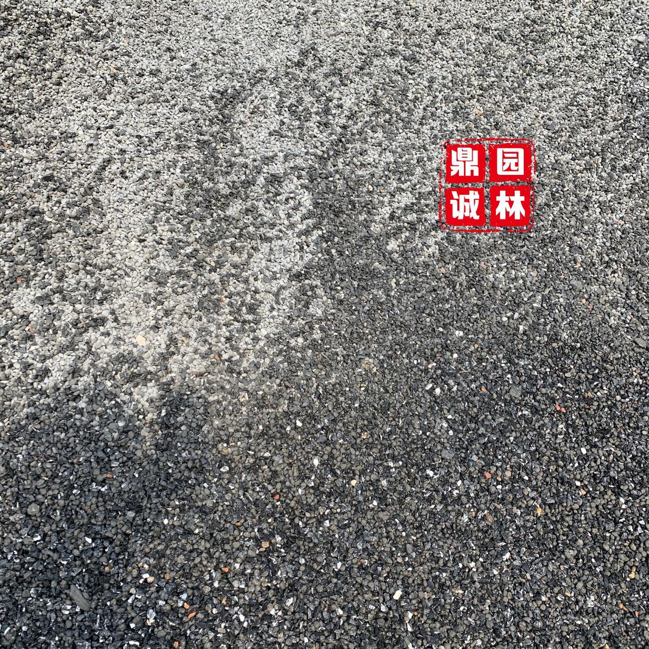黑色小碎石铺路石，黑色砾石园林石料 知乎