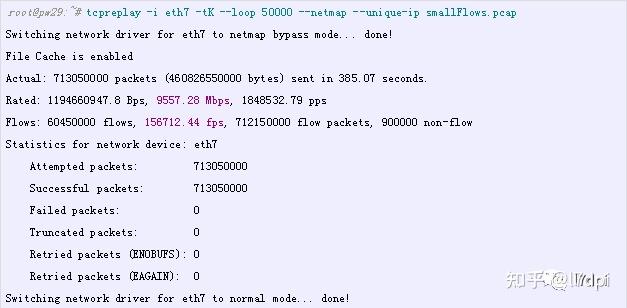 Tcpreplay+Netmap - 知乎