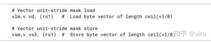 RISCV V扩展（二）Vector指令文档 - 知乎