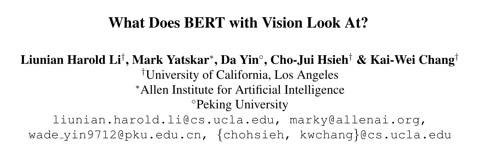 [89]VisualBERT: Another Vision-and-Language BERT - 知乎