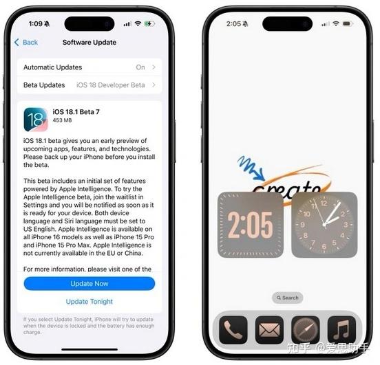 iOS 18.1beta7版发布：小组件与Ai更新 - 知乎