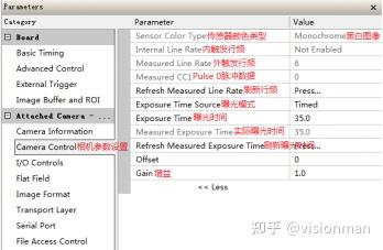 线扫相机DALSA-Camera Control(相机参数设置) - 知乎