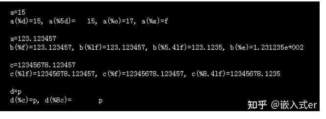 printf格式化输出函数详解，并附带最新典型案例 - 知乎