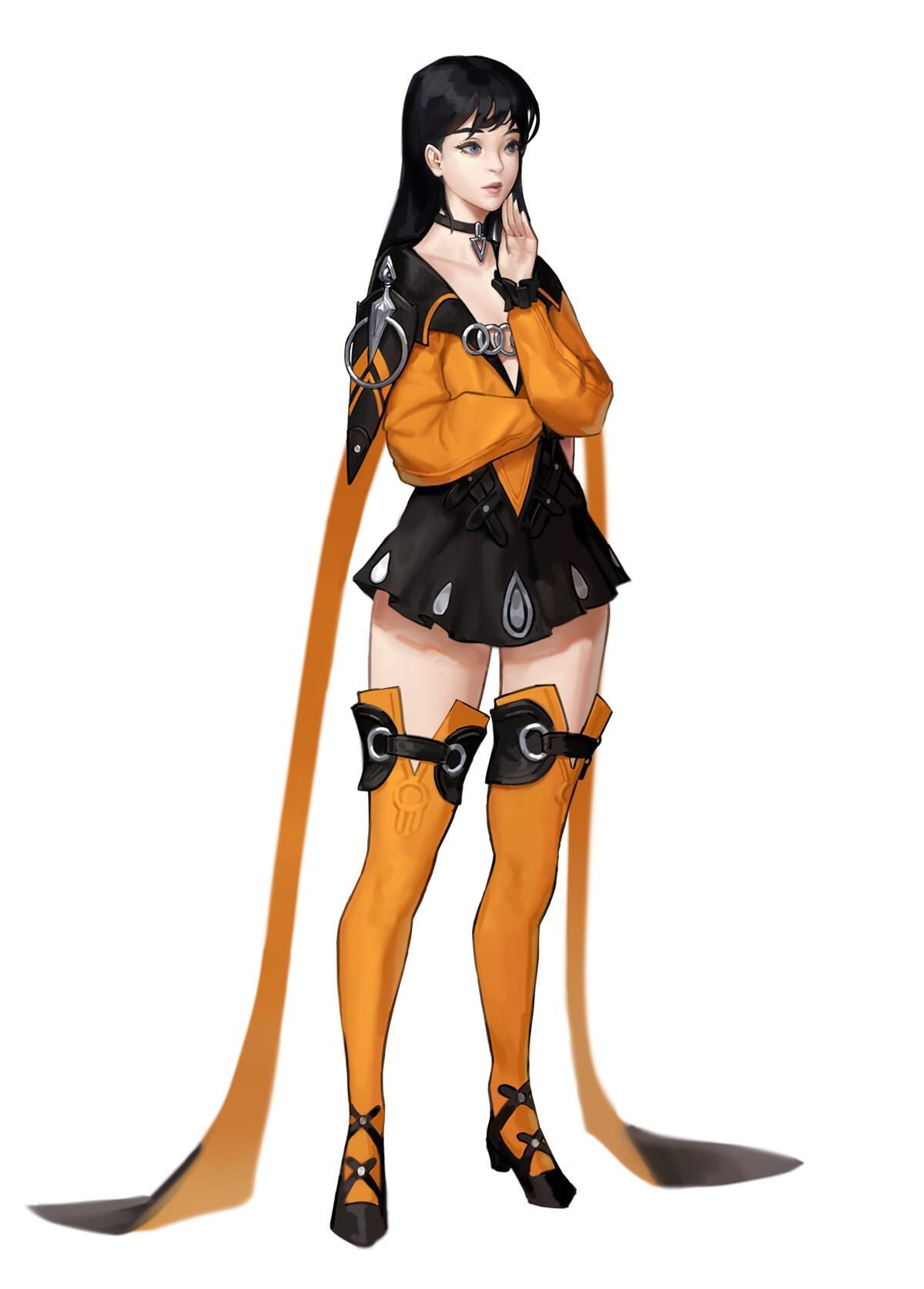 【元素推荐】韩国画师Cotta -作品欣赏130p 韩风角色 美女 - 知乎