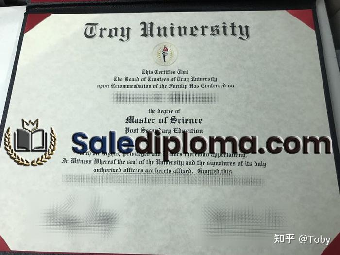 Make a fake Troy University diploma online. get Troy University fake certificate. - 知乎