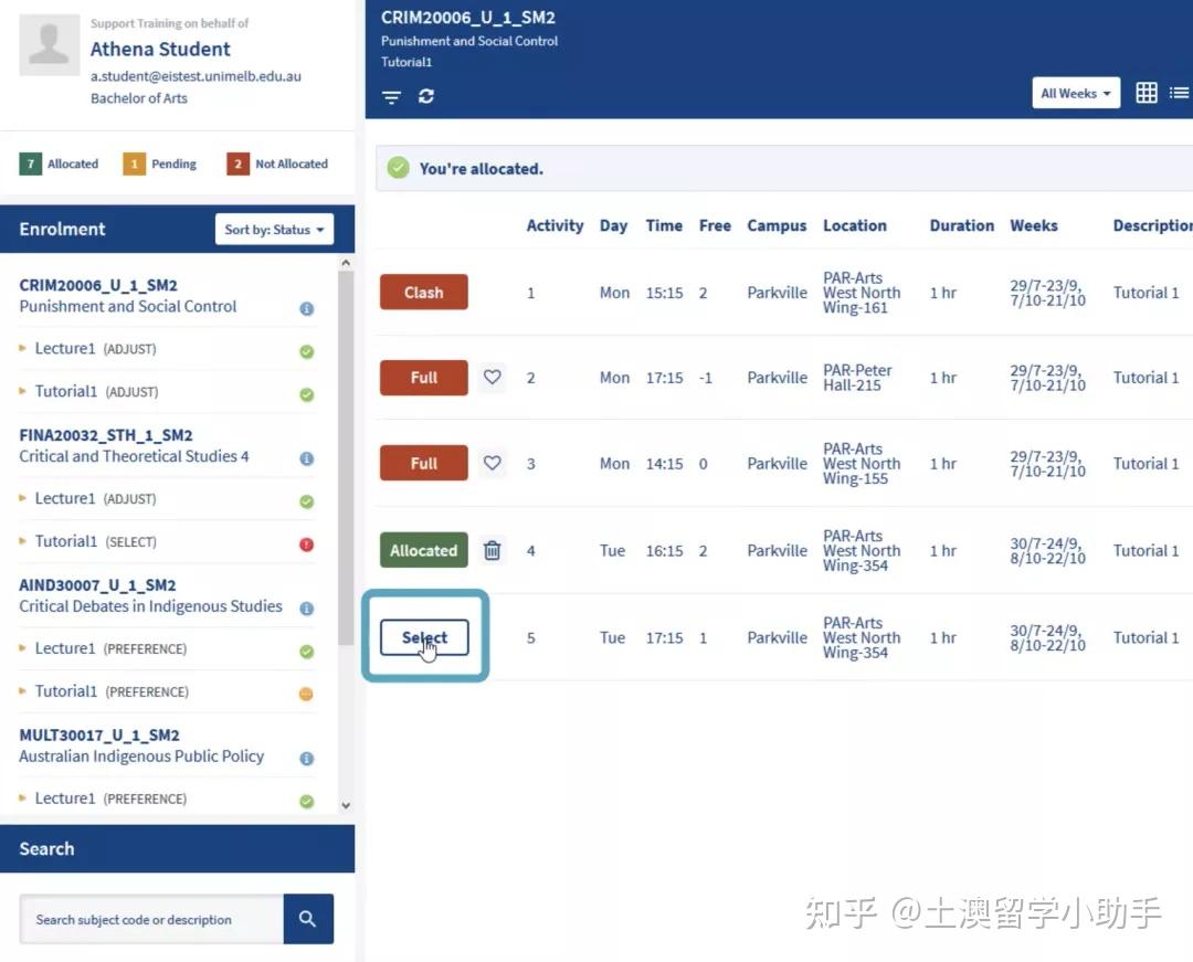 墨尔本大学｜Timetable详细指南，一文教你如何安排课程表 - 知乎