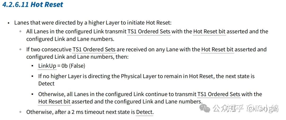 PCIe 复位：hot reset - 知乎