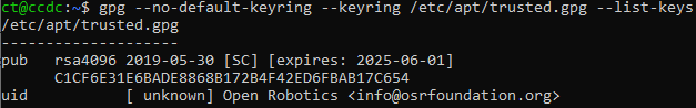 Ubuntu 22.04更新本地软件包列表命令sudo apt update警告Key is stored in legacy trusted.gpg keyring 解决方案 - 知乎