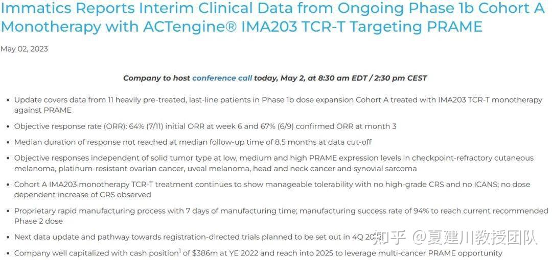 客观缓解率达67%，TCR-T疗法有望成为实体瘤“神器” - 知乎
