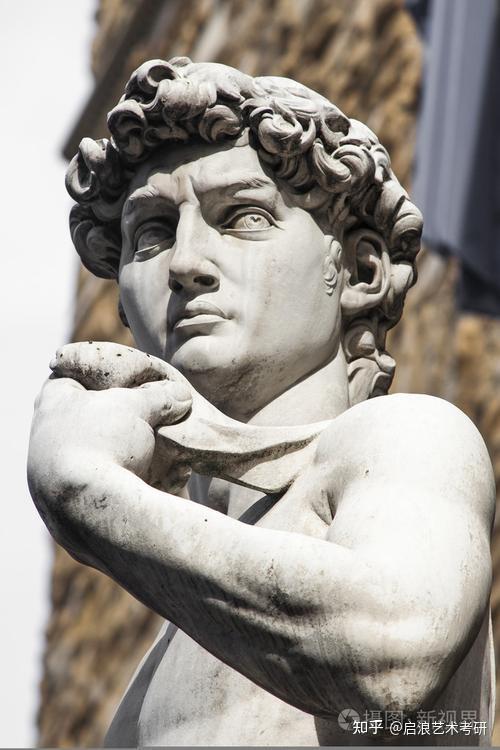 启浪艺术工作室 | 简论米开朗琪罗雕塑《大卫》像之美 - 知乎