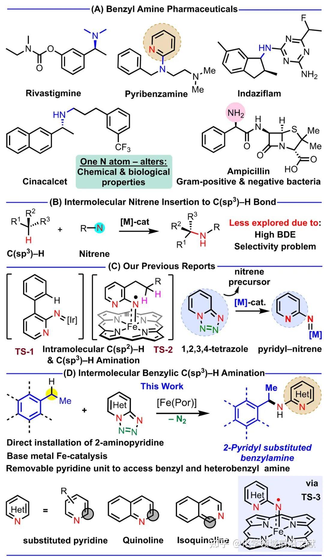 JACS：铁催化分子间苄位C(sp3)−H胺化反应 - 知乎