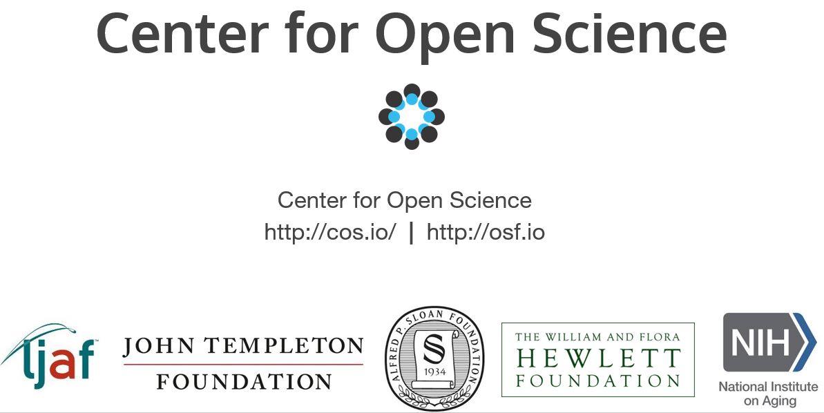 Center of Open Science与Open Science Framework - 知乎