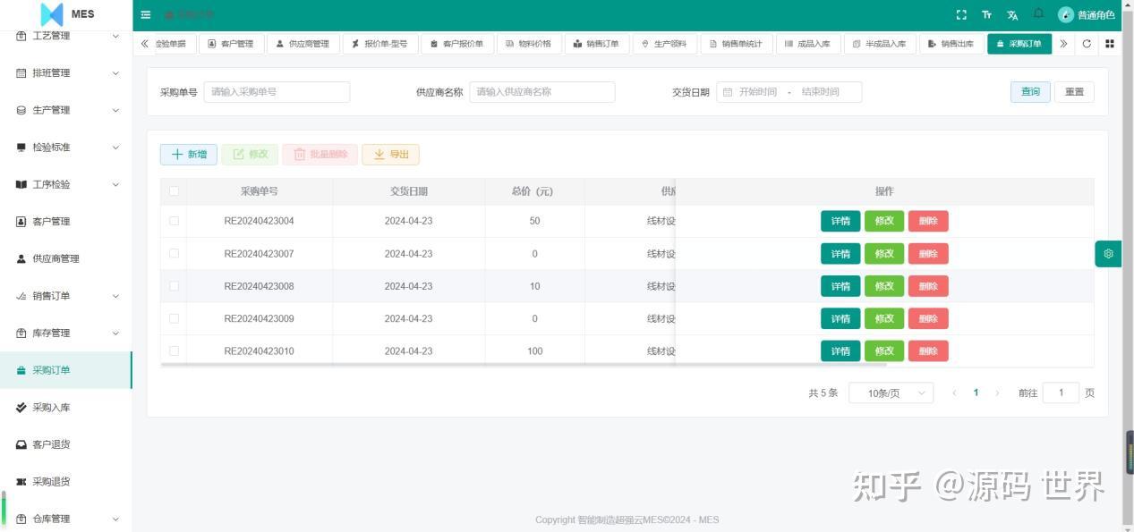 智慧车间MES系统源码，采用java+springboot+vue.js+uniapp开发 - 知乎