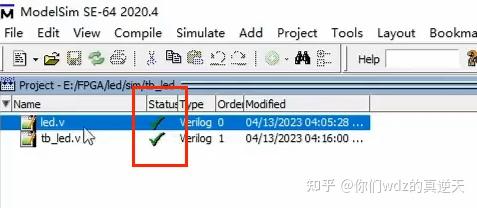 使用Modelsim进行Verilog RTL仿真的步骤 - 知乎