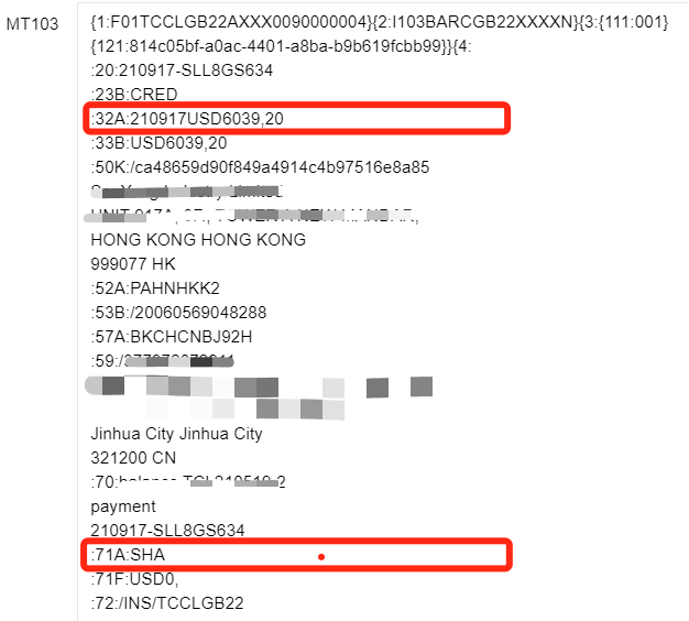 泛付PanPay小科普：一分钟教你看懂MT103报文 - 知乎