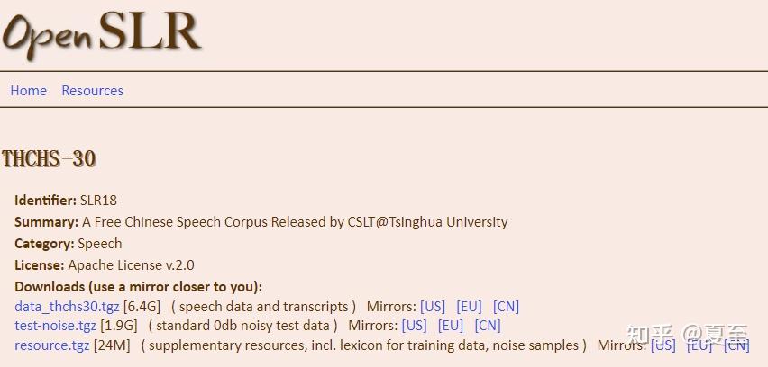 webhub123整理中文语音识别数据集 - 知乎