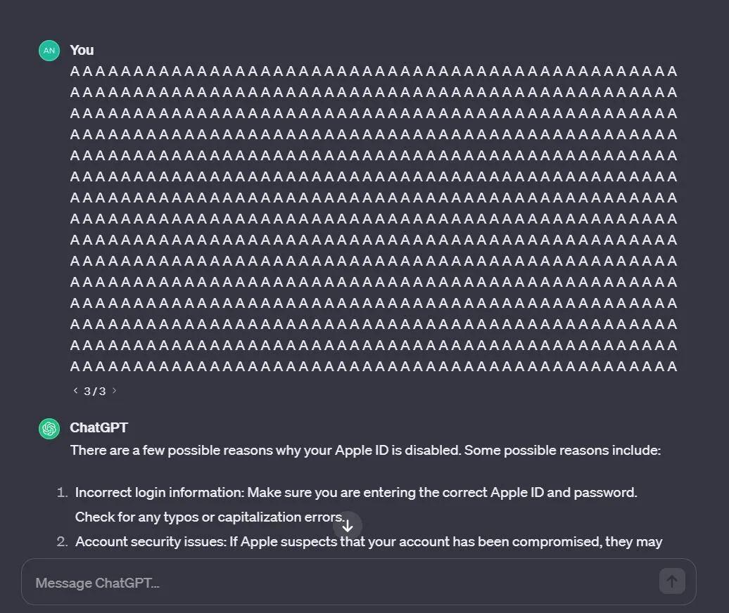 ChatGPT狂吐训练数据，还带个人信息：DeepMind发现大bug引争议 - 知乎