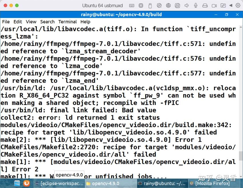 Linux FFmpeg与opencv相关 - 知乎