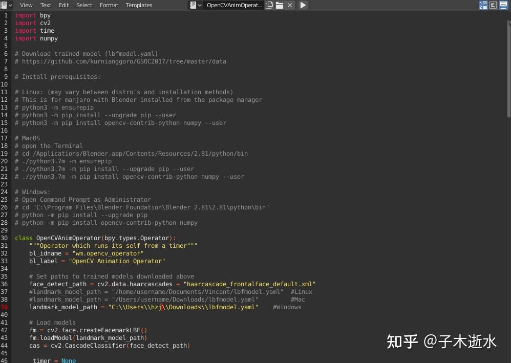 基于OpenCV和Blender的面部捕捉与3D模型交互 - 知乎