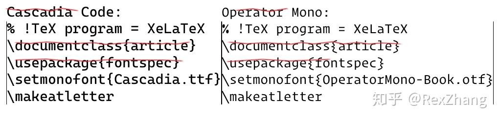 如何评价微软公司的新字体 Cascadia Code？ - 知乎