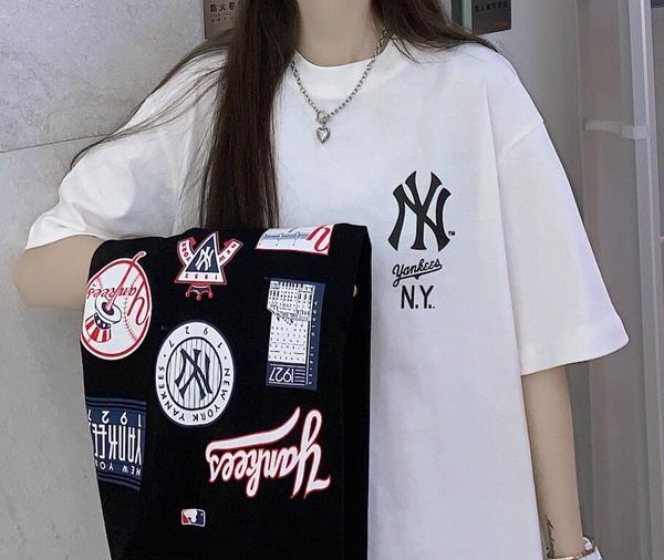 MLB-NY『纽约洋基队』22ss 夏季新款勋章情侣款百搭棒球短袖T恤 - 知乎