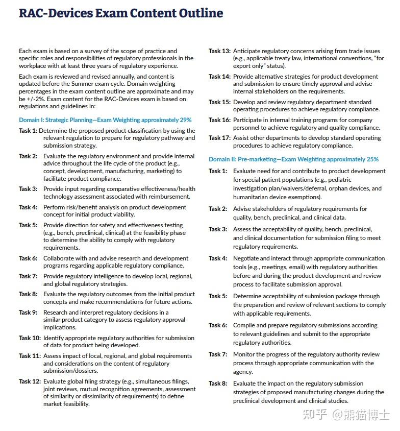 RAPS RAC Exam考试准备常用链接及工具 - 知乎