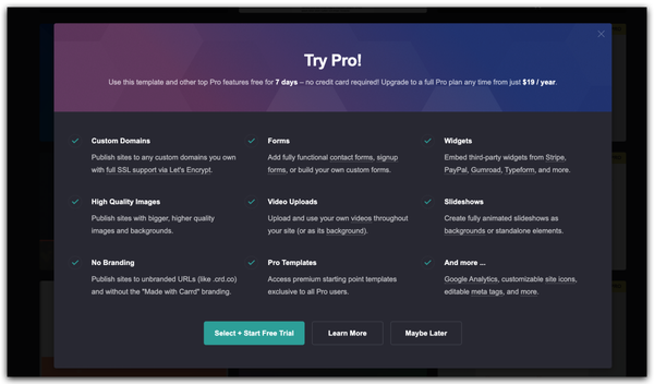 使用 Carrd 快速做一个落地页 - 知乎