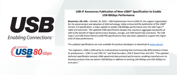 USB-IF 发布USB4® 2.0版规范，通过PAM3编码实现80Gbps数据传输 - 知乎