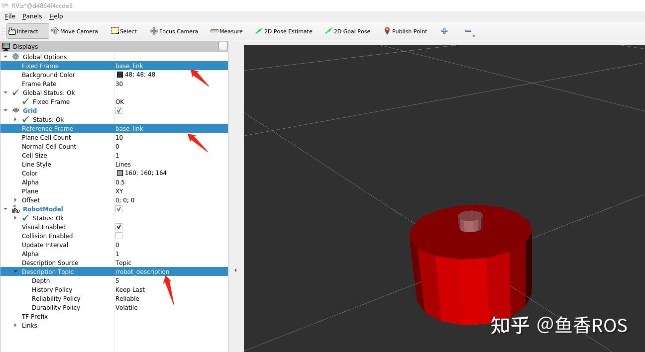 《动手学ROS2》8.2 RVIZ2可视化移动机器人模型 - 知乎