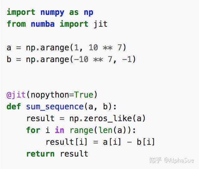如何使用Numba 和 Cython 加速python代码 - 知乎