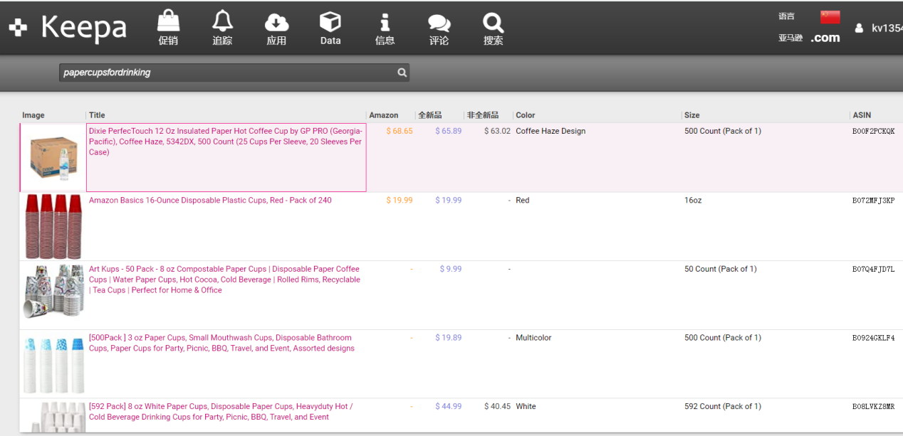 KEEPA 使用笔记 - 知乎