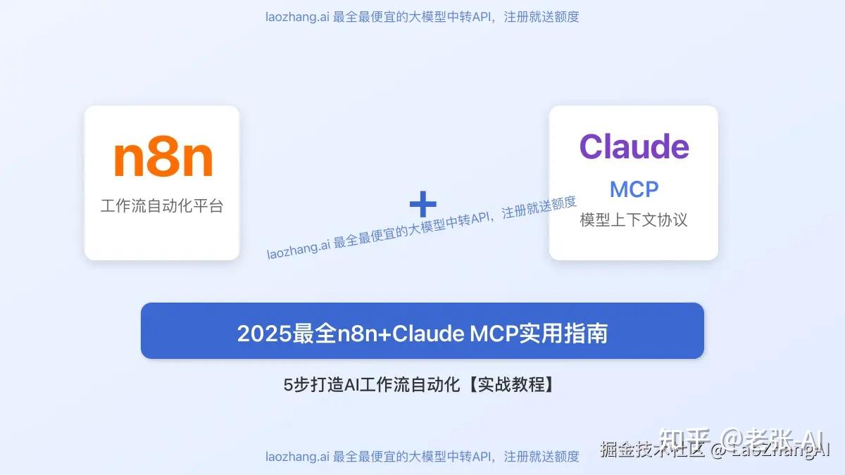 2025最全n8n+Claude MCP实用指南：5步打造AI工作流自动化【实战教程】n8n+Claude MCP完全指 - 掘金 - 知乎
