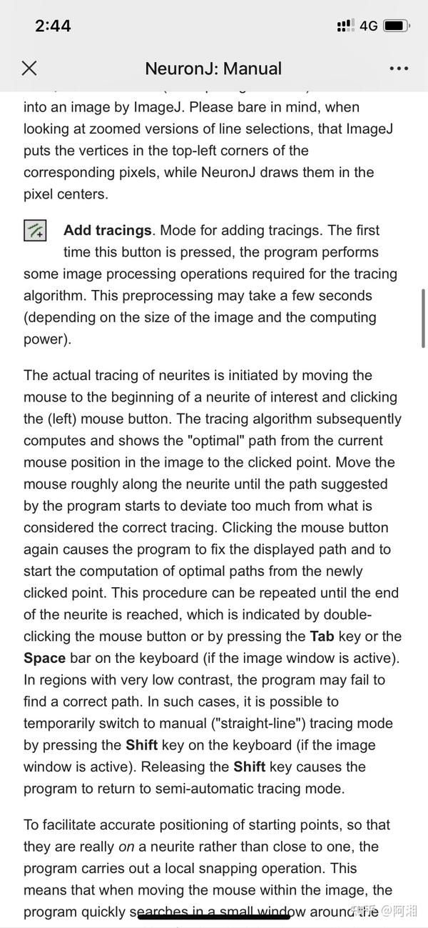 ImageJ中NeuronJ插件的使用 - 知乎