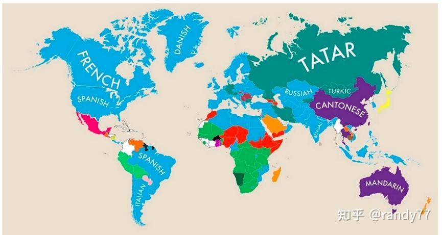 数据看中国vs世界：世界语言的起源与使用 - 知乎