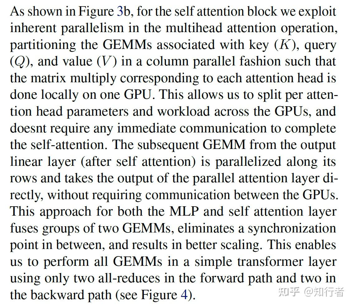 megatronv1张量并行：Megatron-LM: Training Multi-Billion Parameter Language Models Using Model ...