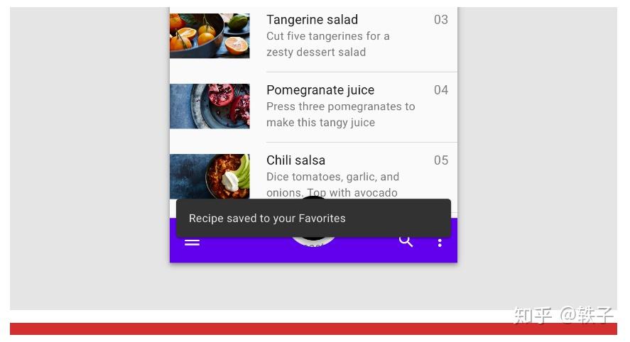 Material Design——Snackbars - 知乎