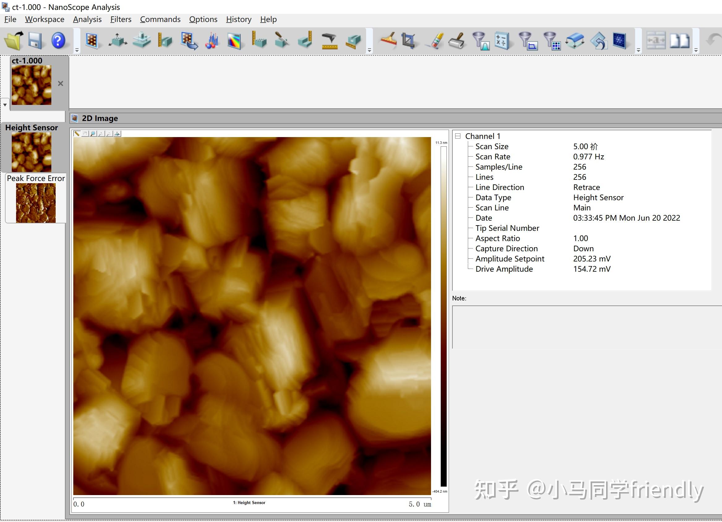 【表征干货】原子力显微镜测试AFM及KPFM测试，数据分析及处理，一起来学！ - 知乎