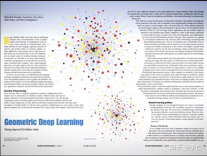 Geometric Deep Learning (几何深度学习)二位作者三份视频报告 - 知乎