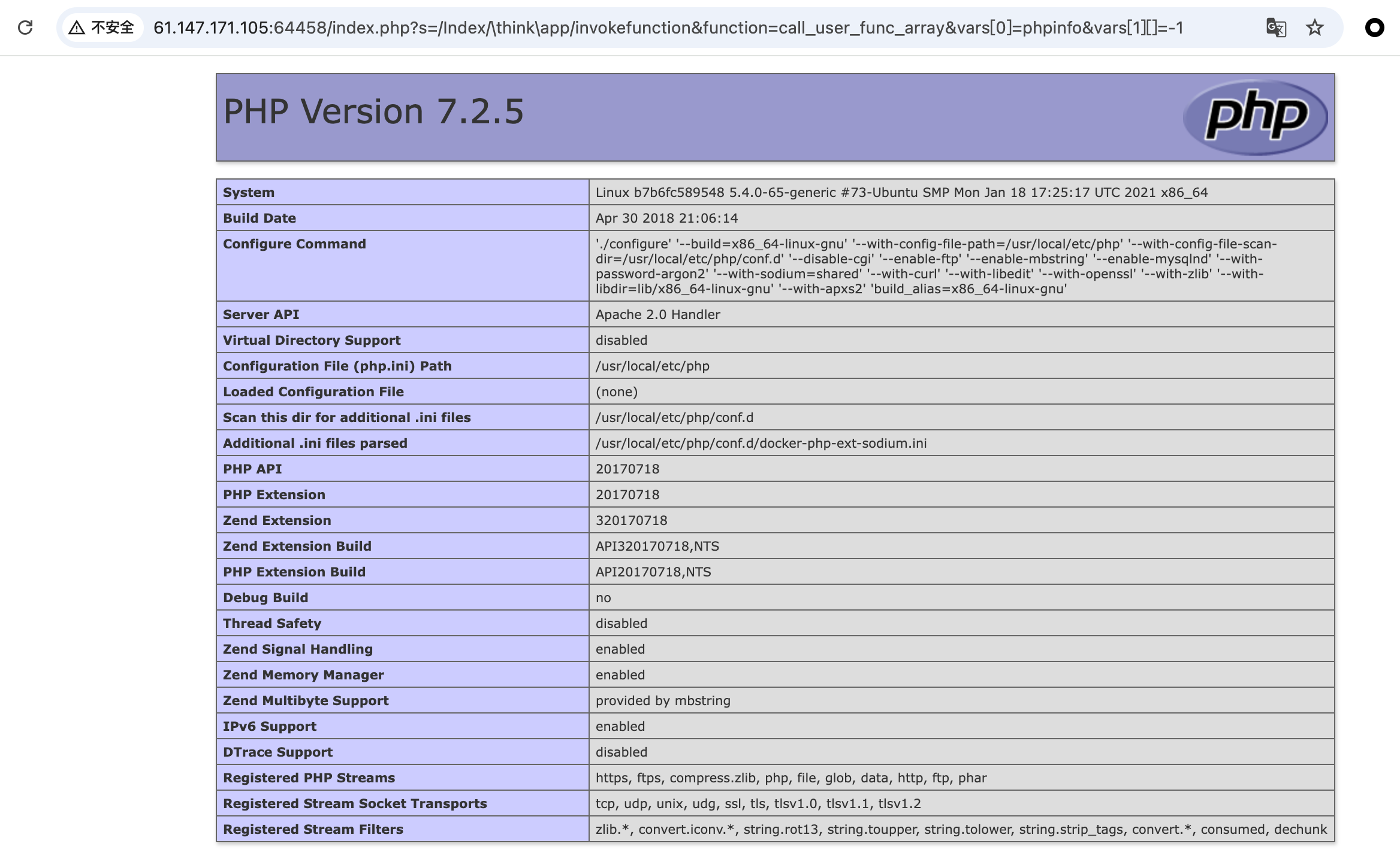 xctf-php_rce（think php 5，代码执行） - 知乎