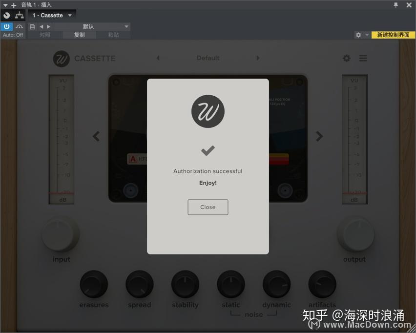 Wavesfactory Cassette Mac(Studio One盒式磁带模拟器插件) - 知乎