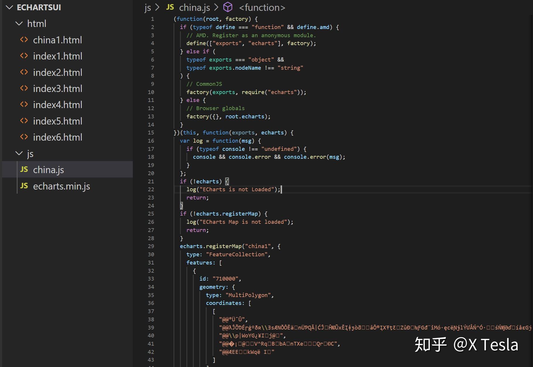 【UE4】嵌入ECharts大数据可视化中国地图 - 知乎
