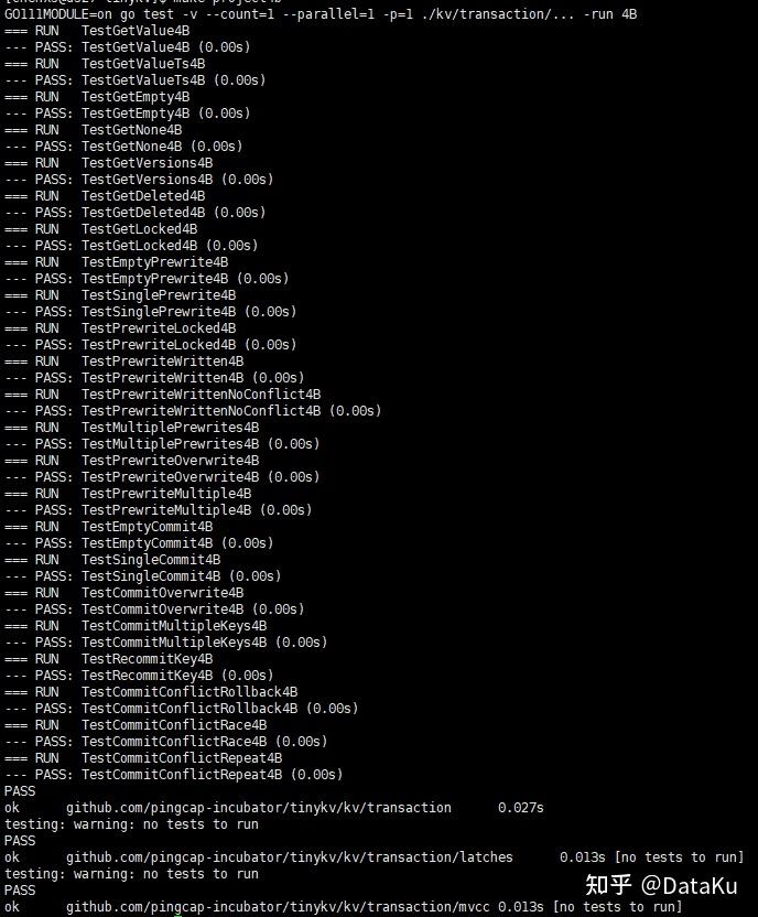 Talent Plan 路径二：Tinykv-project4 - 知乎