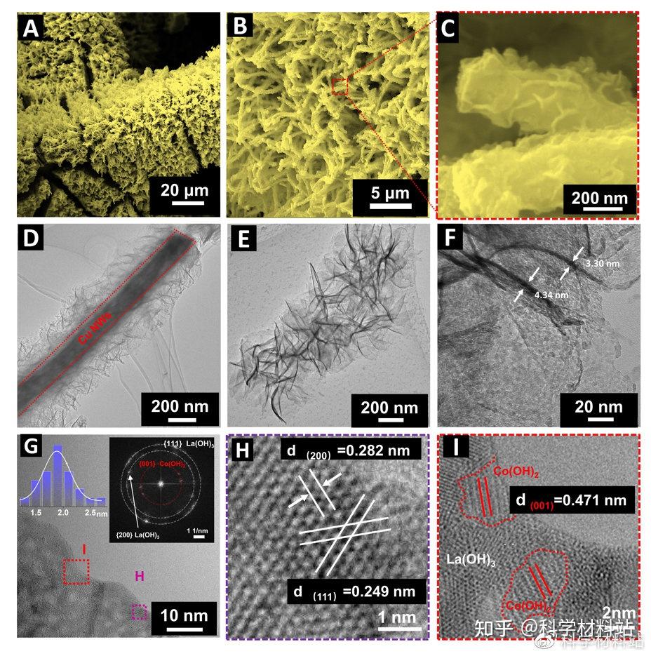 太原理工大学郭俊杰课题组JMCA：多孔Co(OH)2/La(OH)3@CuNWs异质结构的界面工程用于高效析氢和全水解 - 知乎
